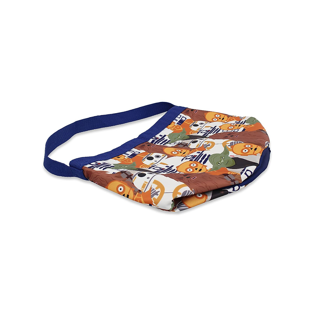 Disney Star Wars Yoda Collapsible Nylon Basket Bucket Tote Bag (One Size, Blue)