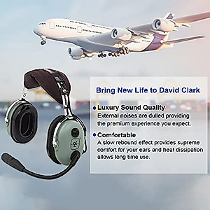 Gel Ear Seals Ear Pads Cushions for David Clark Replacement Gel Earpads Ear Cup for David Clark H10-60 H10-20 H10-76 H10-30 H10-13S Aviation Headsets