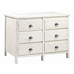 Camaflexi Baja Dresser, 6 Drawer, White