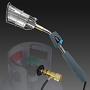 BLUEFIRE Universal Fit Propane Tank Adapter Convert POL QCC1 Type 1 to CGA 600 Devices Torch Burner Heater Connect 20 lb LP Service Valve to Appliance Tools Fuel on 1lb Handheld MAPP MAP Gas Cylinder