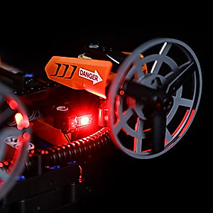 LIGHTAILING Light Set for Rescue Hovercraft Building Blocks Model - Led Light kit Compatible with Lego 42120(Not Include The Model)