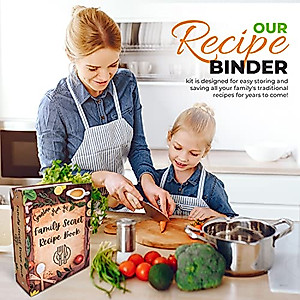 Recipe Book to Write in Your Own Recipes | Recipe Book for Own Recipes | Recipe Book | Recipe Binder | Recipe Binder for Own Recipes | Recipe Book Binder | Recipe 3 Ring Binder 8.5x11