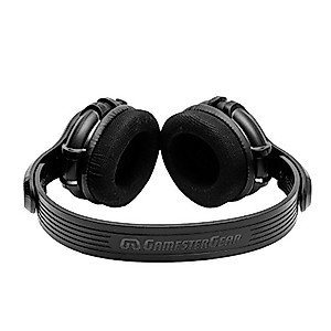 IO CREST GamesterGear PC PS4 Xbox One Stereo Over-Ear Gaming Headset, Online Chat, Headphone with Detachable Micophone - iPad Mobile Tablet Mac