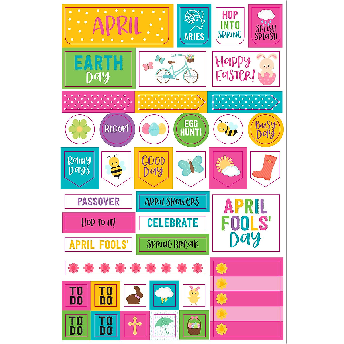 Essentials Month By Month Planner Stickers (set of 475 stickers)