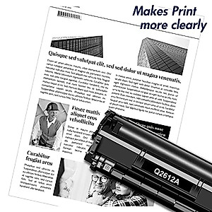 12A Black Toner Cartridge 4 Pack Compatible Replacement for HP 12A Q2612A Toner Cartridge for HP Laserjet 1010 1012 1015 1018 1020 1022 3015 3020 3030 3050 3050Z 3052 3055 Printer High Yield