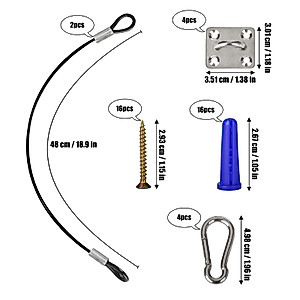 2 Packs Trash Can Lock Heavy Duty Outdoor Garbage Trash Can Lid Lock Rubber Coated Wire Rope to Keep Trash Lid Closed, Prevent Animals from Rummaging