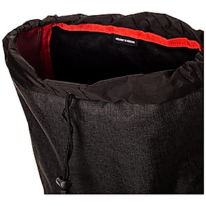 Herschel Little America Laptop Backpack, Black Crosshatch/Black Rubber, Mid-Volume 17.0L