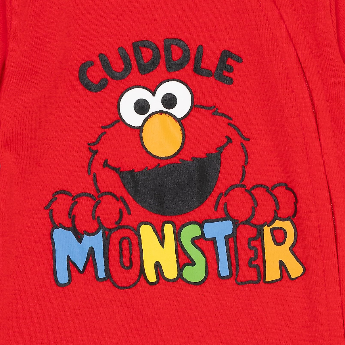 Sesame Street Baby Boys 2 Pack Zip-Up Long Sleeve Sleep N' Play Coverall 3-6 Months