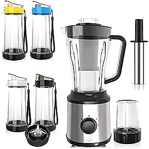 Water cup Electric juicer Blender Blender 22 000Rpm High Speed U200BU200Bblender Ice Crusher With 3 Control Speeds And 1.8L Glass Jar 3 Titanium Alloy Sharp Blades For Ice/Nuts/ ZJ666