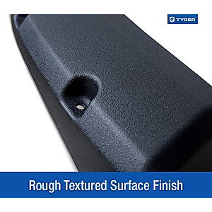 Tyger Auto Fender Flares Compatible with 1999-2006 Chevy Silverdo GMC Sierra 1500 2500 3500HD (Incl. 2007 Classic) Fleetside, Rough Textured Bolt-Riveted Style 4pc | TG-FF8C4057