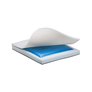 NOVA Gel & Memory Foam Seat & Wheelchair Cushion in 8 Sizes (from 16” x 16” to 18” x 24” Extra Wide), Comfortable & Durable Everyday Seat Cushion with Removable Water Resistant Cover, 2” or 3” Thick