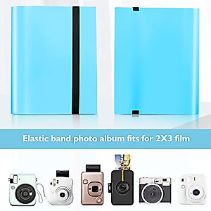 432 Pockets Photo Album for Fujifilm Instax Mini Camera, Polaroid Mini Camera, for Fujifilm Instax Mini 11 12 9 8 7+ Instant Camera (Blue)