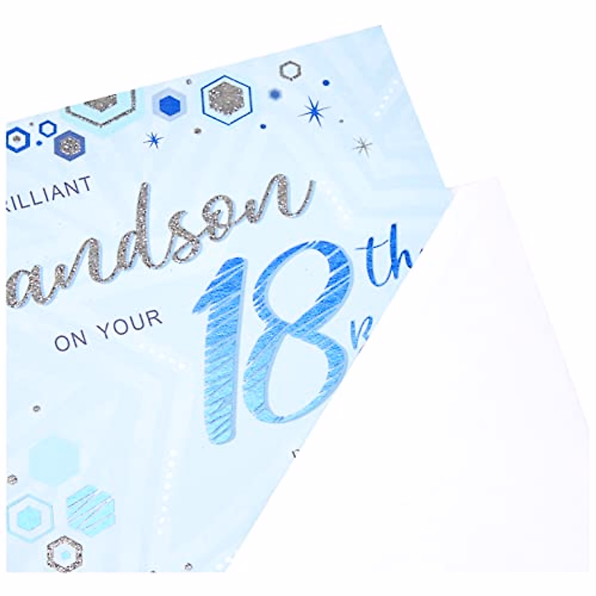 Regal Publishing Modern Milestone Age Birthday Card 18th Grandson - 9 x 6 inches -