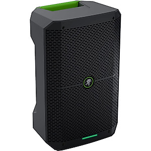 Mackie Thump Go 8" Portable Bluetooth Battery-Powered Loudspeaker Bundle with Steel Speaker Stand and XLR-XLR Cable