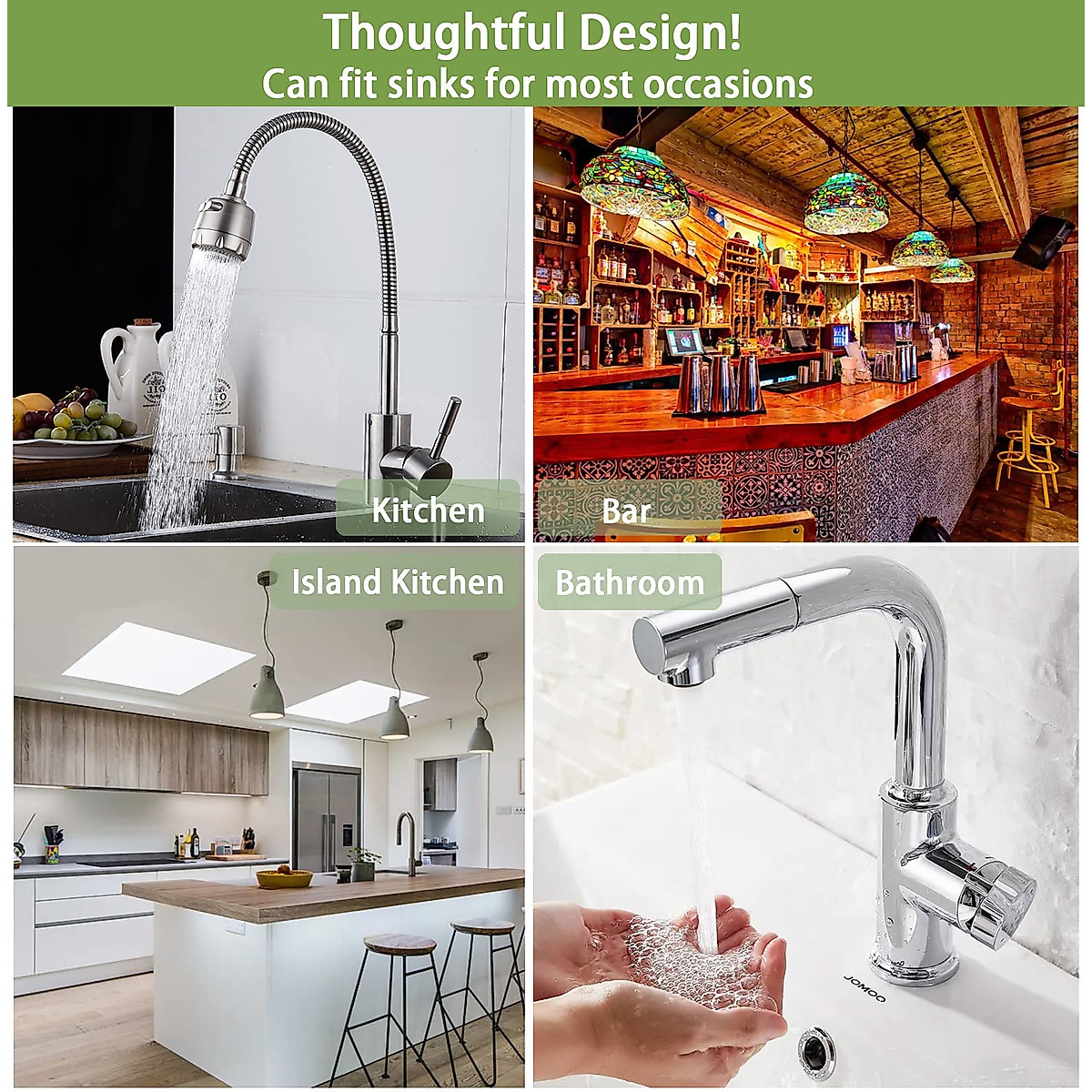 Faucet Splash Guard Mat - Silicone Kitchen Sink Draining Pad - Faucet Water Catcher Mat - Sink Splash Catcher Behind Faucet - Drying Mat for Bathroom, Farmhouse, Bar, RV (1 Pack Grey)