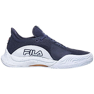 Fila Mondo Forza Womens Tennis Shoe White/Fila Navy/White (US Footwear Size System, Adult, Women, Numeric, Medium, 7.5)