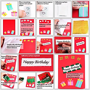 Scrapbook Adhesives by 3L Repositionable Mounting Squares, 1000-Pack