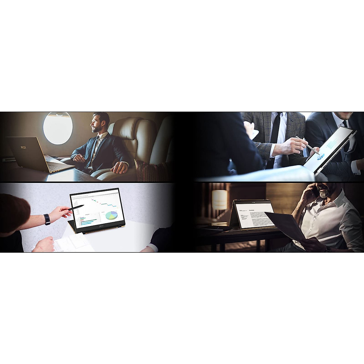 MSI Summit E13 13.4" 2-in-1 Touchscreen Laptop 14 cores 12th Gen Intel Evo Core i7-1280P 120Hz 100% sRGB Backlit KB Wi-Fi 6E DTS Hi-Res Thunberbolt 4 W/HDMI & MSI Pen (16GB RAM | 2TB PCIe SSD)