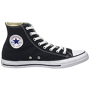 Converse M9160- Chuck Taylor All Star High Top Unisex Black White Sneakers, 10.5