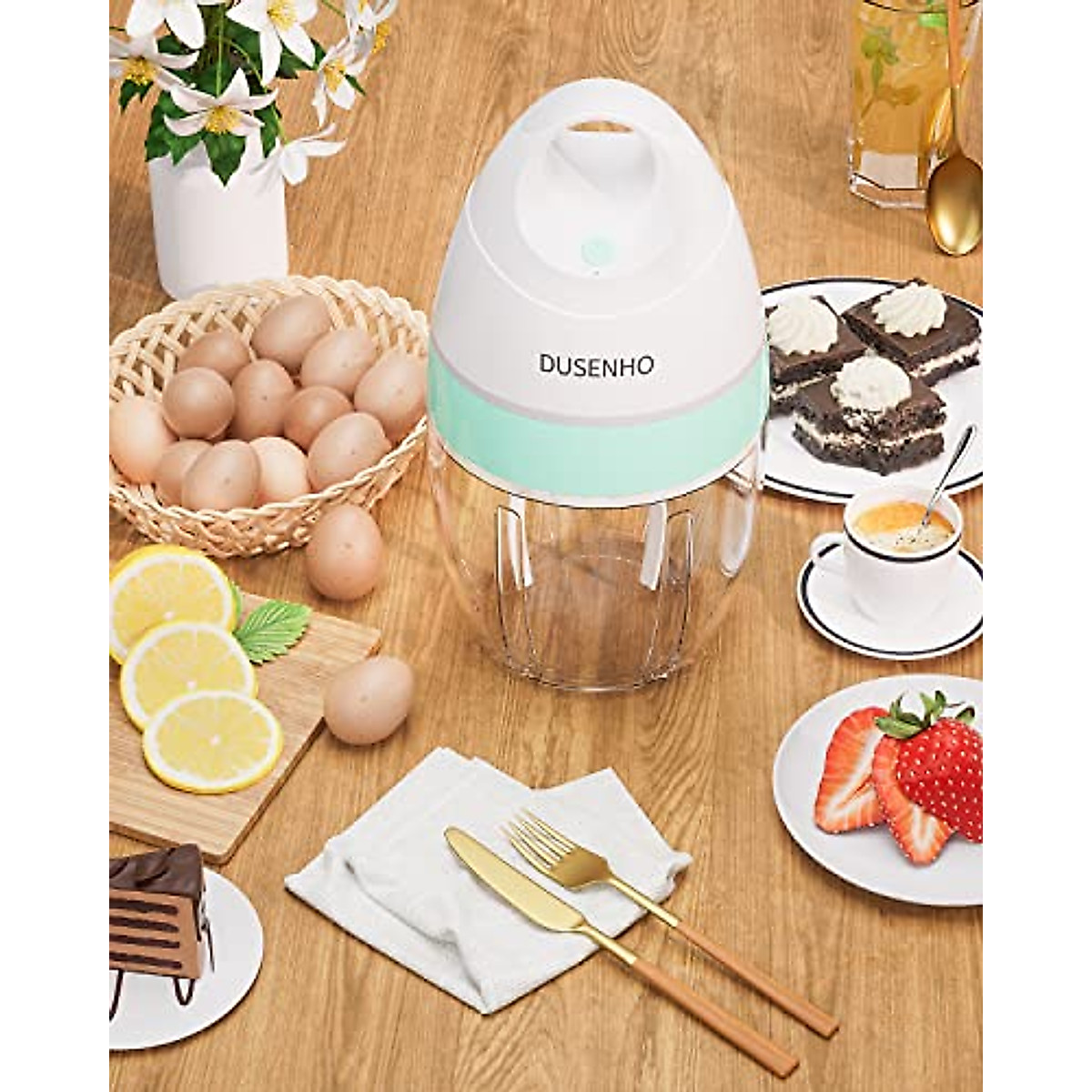 Hand Free Mixer Upgrade Electric Kitchen Stand Mixer for Egg, Cake, Cream, Coffee, Matcha, Hot Chocolate