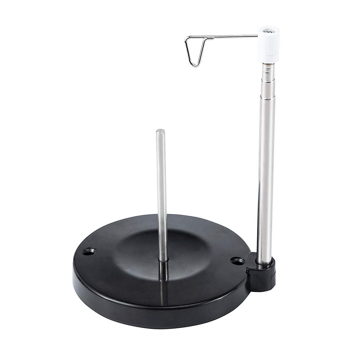 Sew Tech Adjustable Cone Thread Stand Spool Holder for Sewing Machine Embroidery Quilting Serger Machines, Single Thread Stand for Smoother Feed, Large Spool Holder with Steady Heavy Plastic Base