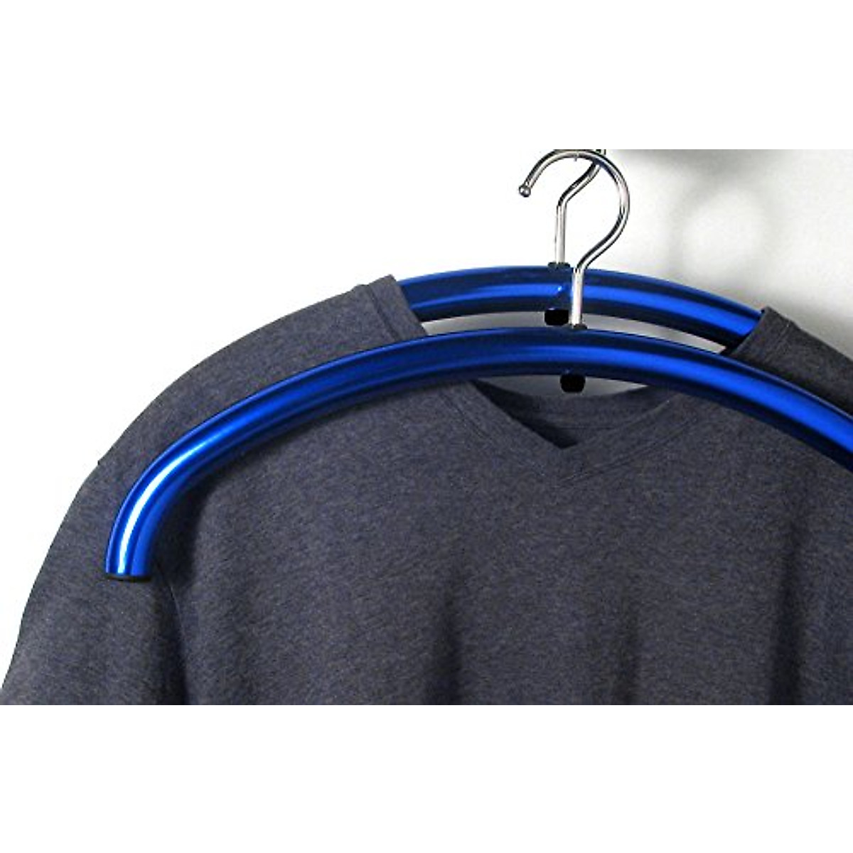 Precision Hanger in Black With Felt. The Dimple & Crease Free Hanger Solution -Click "2 New" for Other Offers!