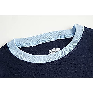 Family Feeling Glow in the Dark Moon Train Big Boys Shorts Set Summer Pajamas 100% Cotton Pjs Kid Blue Size 8