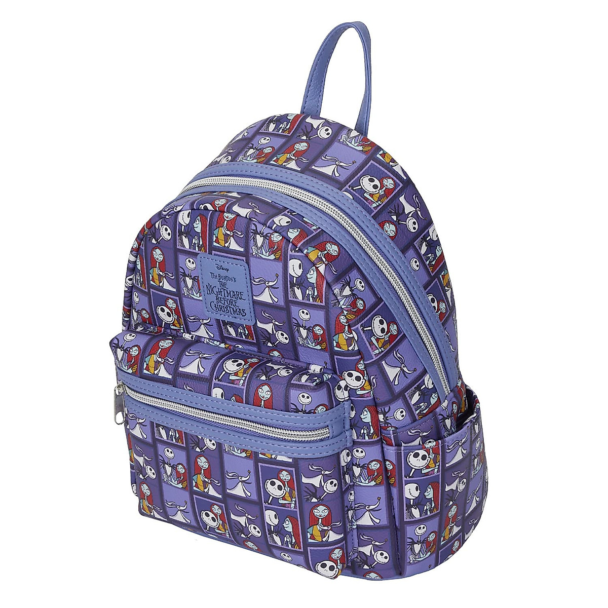 Loungefly x Nightmare Before Christmas Jack and Sally Valentine Mini Backpack