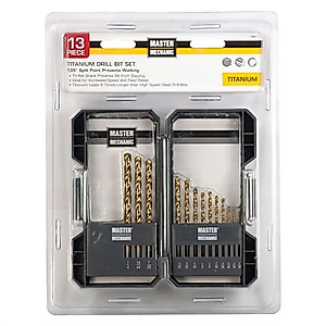 Master Mechanic 158853 13 Piece Titanium Bit Set
