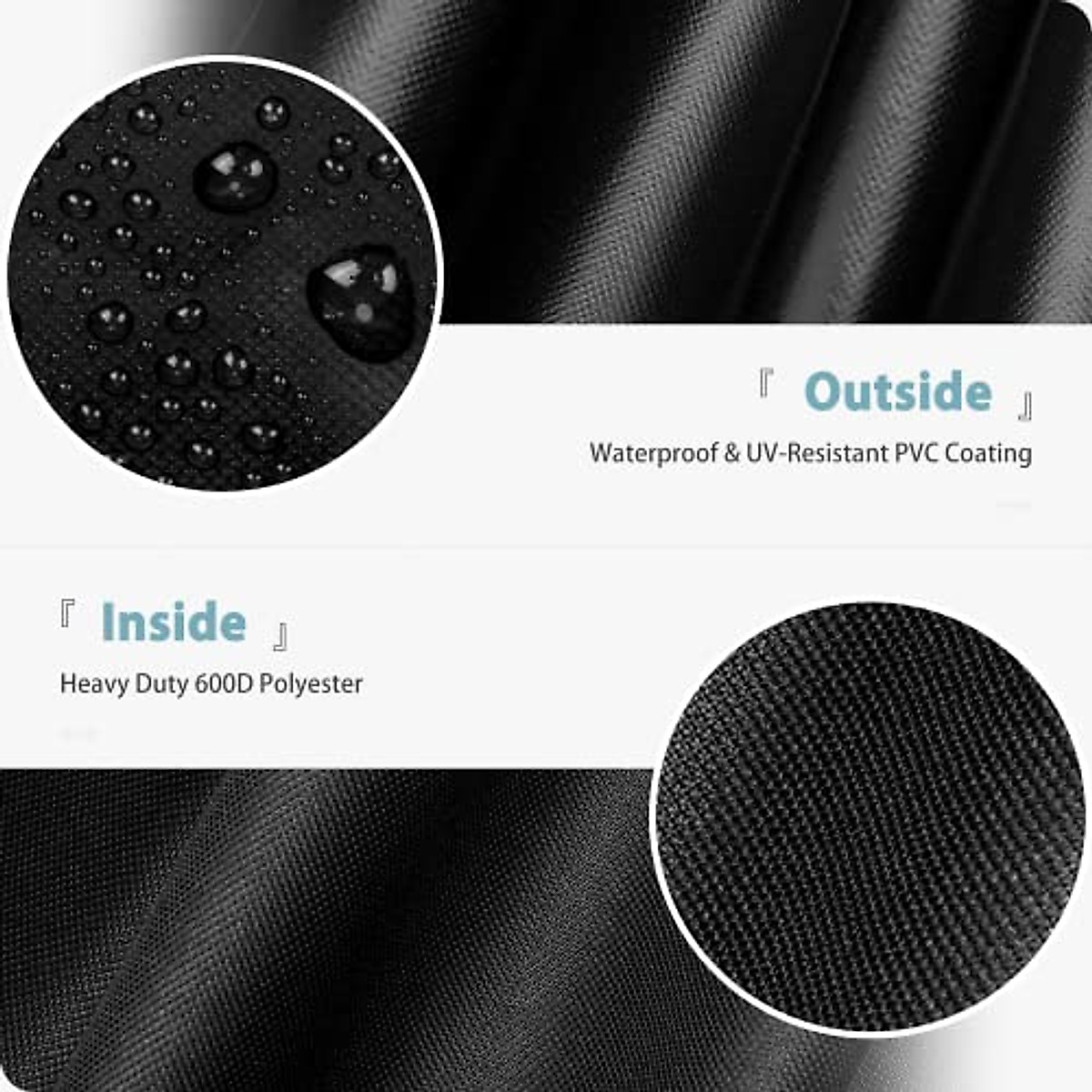 SHINESTAR 72 Inch Waterproof Cover for Outdoor Grills and Griddles - Compatible with Members Mark, Napoleon Prestige 500, Cuisinart Woodcreek 4-in-1 and More 5-6 Burner Models