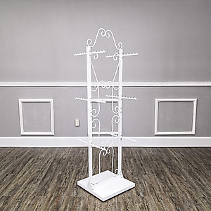 FixtureDisplays® Double Sided Decorative Clothing Purse Jewelry Store Display Hanging Stand 100717