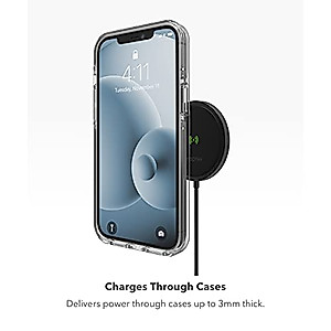 mophie snap+ Wireless Charger - 15W Wireless Charging pad for Qi-Enabled and MagSafe Compatible Devices, compatible with All new iPhones