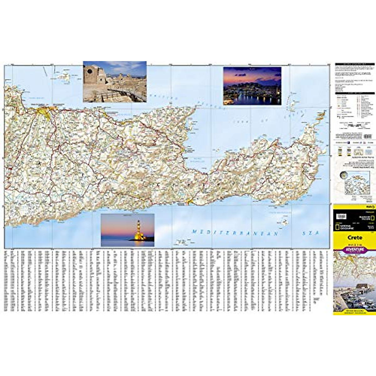 Crete Map [Greece] (National Geographic Adventure Map, 3317)