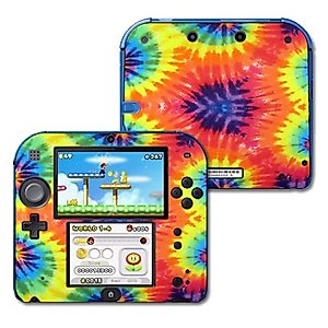 MightySkins Skin Compatible with Nintendo 2DS - Tie Dye 2 | Protective, Durable, and Unique Vinyl Decal wrap Cover | Easy to Apply, Remove, and Change Styles | Made in The USA