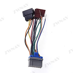 ZWNAV ISO Car Radio Wire Cable Wiring Harness Stereo Adapter Connector Adaptor Plug Fit For BUICK 2004+, CHEVROLET 2000+, GMS 2001+, HUMMER H3 2006+, PONTIAC 2001+,OLDSMOBILE 2001+,SUZUKI Vitara 1999+