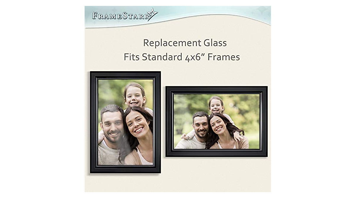 FrameStarr 4x6 Replacement Glass – Clear & Durable