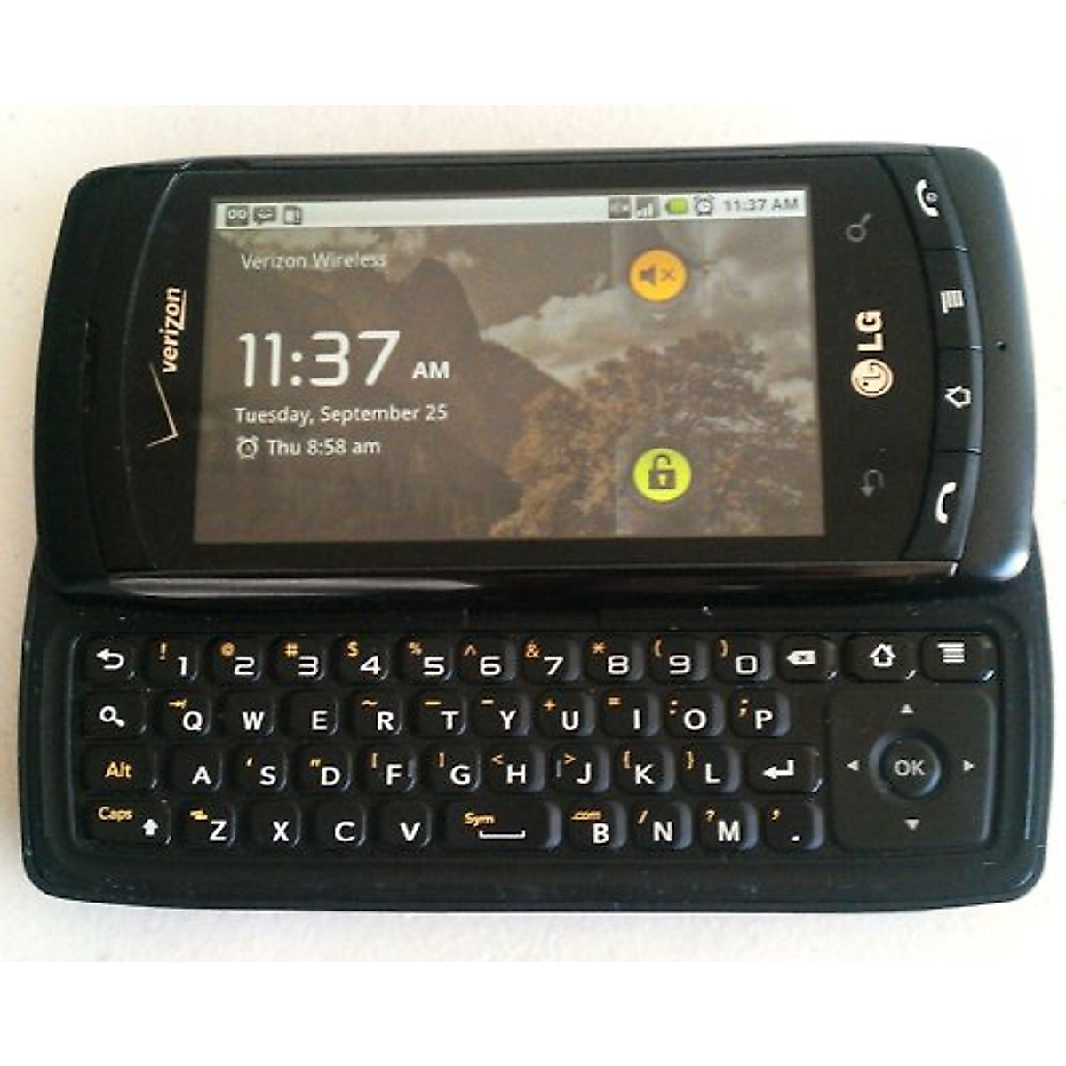 LG Verizon Ally VS740 3G WiFi Camera Android Smartphone No Contract Excellent