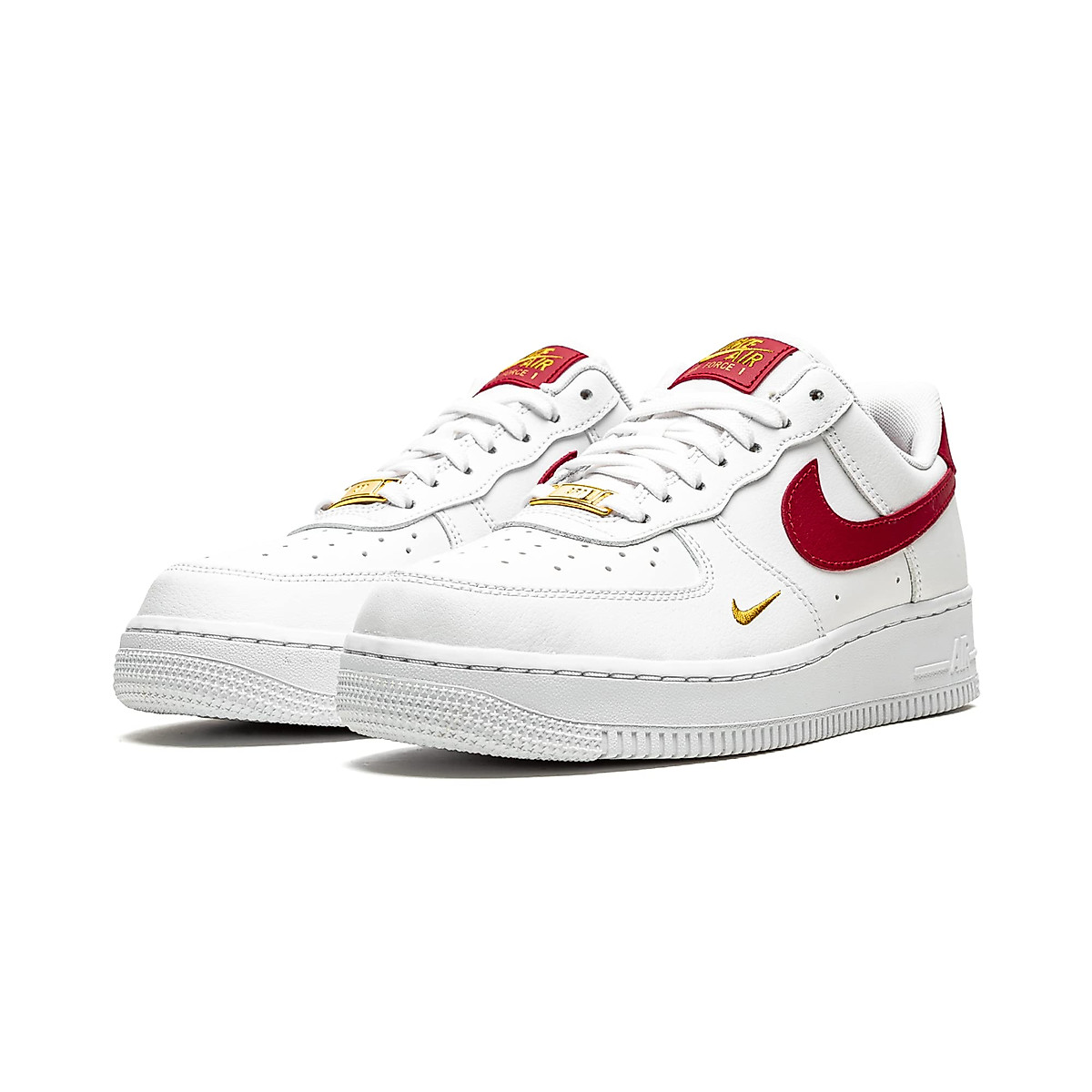 Nike Womens WMNS Air Force 1 Low Essential CZ0270 104 White/Gym Red - Size 7W