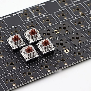 Ranked Premium Switch Pads Kit for DIY Custom Mechanical Keyboard | EVA Foam | 0.5mm Thick (EVA 120 Pcs + 1 Tweezers)