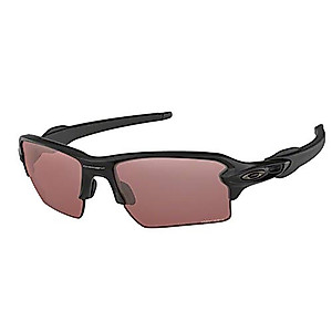 Oakley Flak 2.0 XL OO9188 918890 59M Matte Black/Prizm Dark Golf Sunglasses For Men+BUNDLE Accessory Leash Kit+ BUNDLE with Designer iWear Eyewear Kit