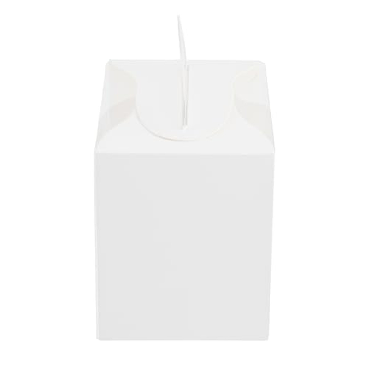 Restaurantware-5 Inch x 3.25 Inch Individual Cupcake Boxes, 100 Disposable Cupcake Display Boxes - With Handle, Lotus Accent, Clear Plastic Single Cupcake Containers, For Weddings Or Birthdays