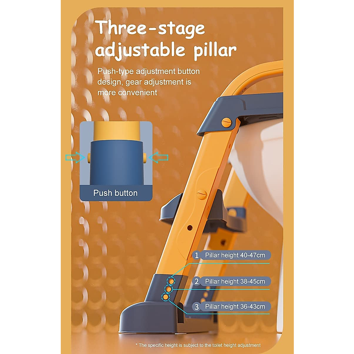 TOWRITE Foldable Toilet Training Potty Seat with Step Stool and Handles for Boys and Girls - Non-Slip Safe PU Cushion (Green)