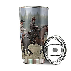 Amy And Ty Heartland Tumbler 20oz & 30oz Stainless Steel Travel Mug