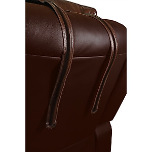 BOWERBIRD Genuine Leather Recliner Head Pillow-Head and Neck Pillow-Headrest Cushion for Neck Pain Relief and Cervical Support