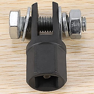 Guddla 2 Pcs Scissor Jack-Adaptor Black Metal 1/2 Inch for Use with 1/2 Inch Drive or Impact Wrench Tools IJA001