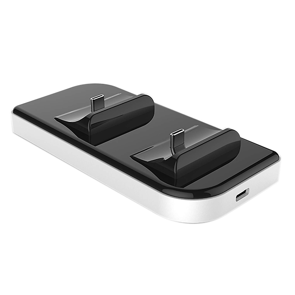 Mobix Playstation 5 Dualsense Controller Charging Station, Dual Charging Port Dock for PS5 Game Controller, With USB-Type-C Cable, Fast Charging Speed