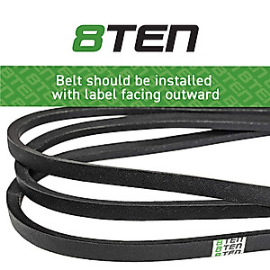 8TEN Deck Belt for Husqvarna 539109243 48 inch Zero Turn Z248F Z4822 Z4824 WHF4817 WH4817EFQ