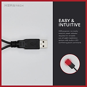 NemaTech Premium Multi-Room Remote Control IR Extender and Repeater Solution (USB Powered)