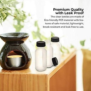 Onisavings Glass Bottles with Caps Lids -With no Leaking Caps -Bottles Use to Store for Essential Oils, Perfumes, Fragrances, Sauces, and Hot Sauces - Size 1 Oz (12 Pack)