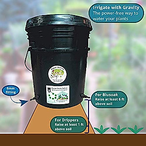 Blumat Drip System - 12 Pack Medium Deluxe Kit with Reservoir - Smart Automatic Watering System, Great for Vacation, Made in Austria